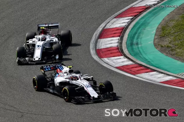 Sergey Sirotkin and Charles Leclerc