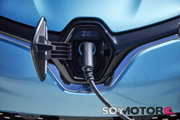 Detail of the Renault Zoe