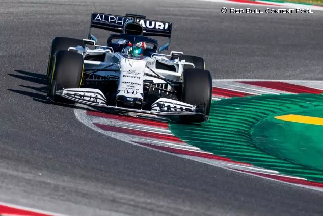 Pierre Gasly in Misano with the AT01