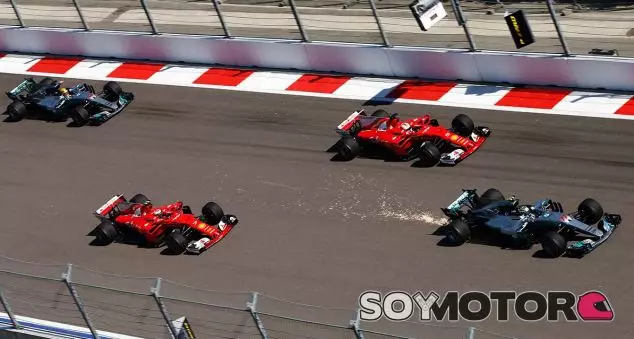 Ferrari op de Russische GP F1 2017: zondag