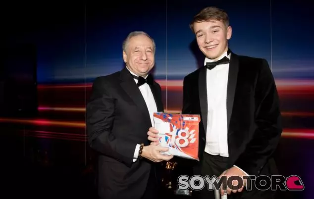 Jean Todt và Billy Monger tại Gala trao giải của Hiệp hội thể thao mô tô