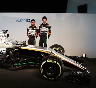 Force India præsenterer sin nye VJM10 på Silverstone