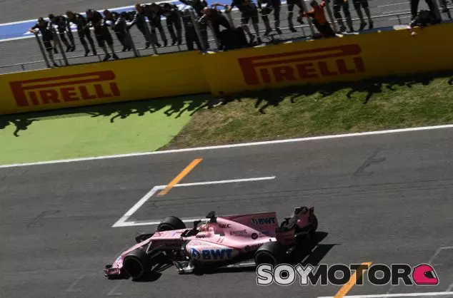 Force India au GP d'Espagne F1 2017: dimanche