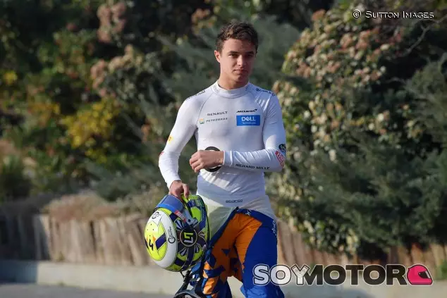 Lando Norris di Litar de Barcelona-Catalunya - SoyMotor