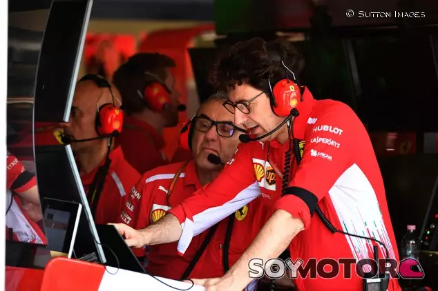 Mattia Binotto ao amin'ny Hungaroring