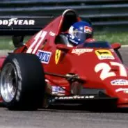 Patrick Tambay memenangi GP San Marino 1983 dengan Ferrari 126