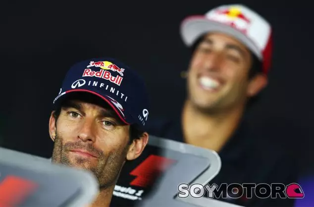 Mark Webber ระหว่างการแถลงข่าวของอินเดีย - LaF1