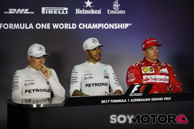 અઝરબૈજાન GP F1 2017: શનિવારે પ્રેસ કોન્ફરન્સ