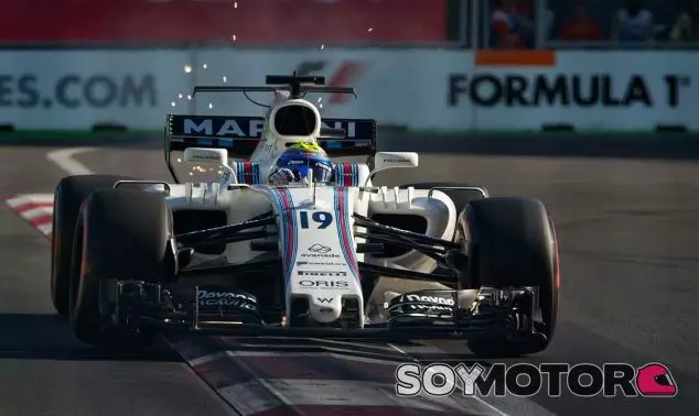 Williams 2017 F1 Azerbaidžan GP:ssä: lauantai