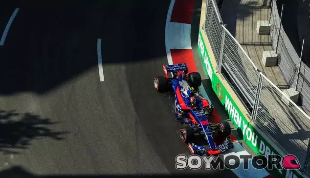 Toro Rosso ved Aserbajdsjans GP F1 2017: Lørdag