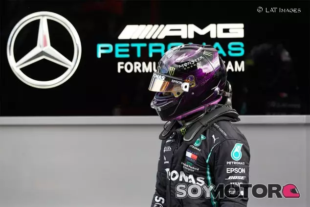 Lewis Hamilton ntawm Austrian GP F1 2020