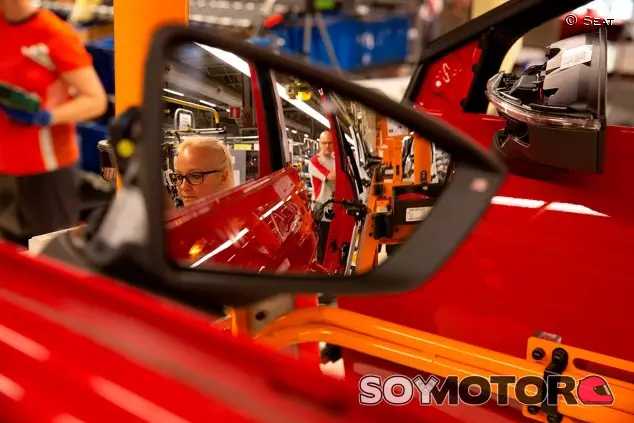 Seat factory, stock image