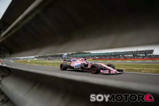 Force Indien op der britescher GP F1 2017: Samschdeg