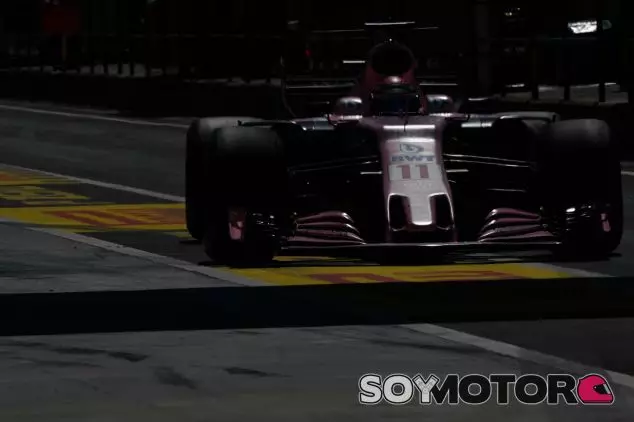 Forto Hindio ĉe la Hungara GP F1 2017: sabato