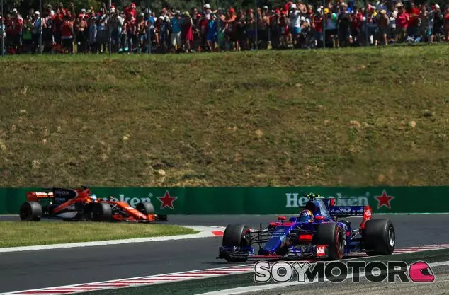 Toro Rosso ہنگری کے GP F1 2017 میں: اتوار