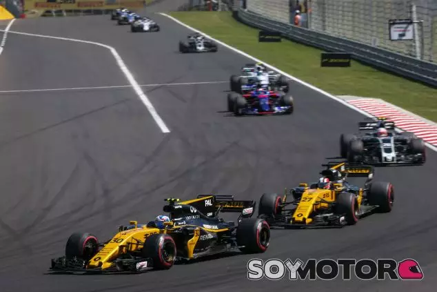 Renault beim ungareschen GP F1 2017: Sonndeg