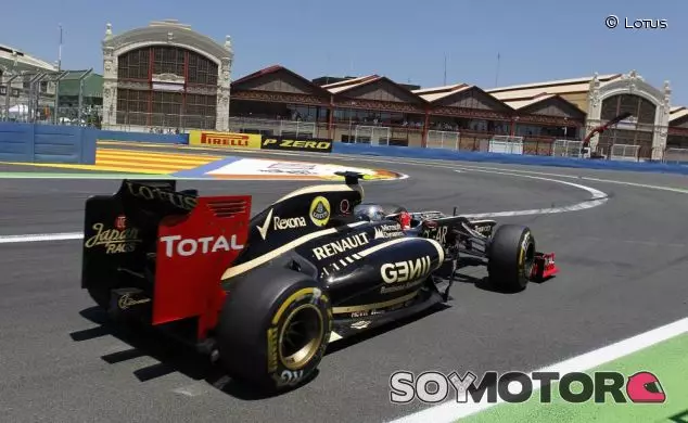 Romain Grosjean no GP da Europa de 2012