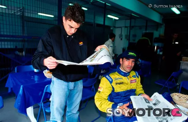 Fernando Alonso và Marc Gene ở Jerez