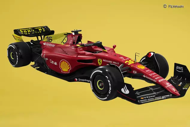 Ferrari word geel: spesiale versiering vir Monza