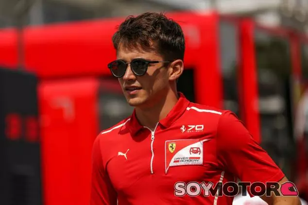 Leclerc yn Monza