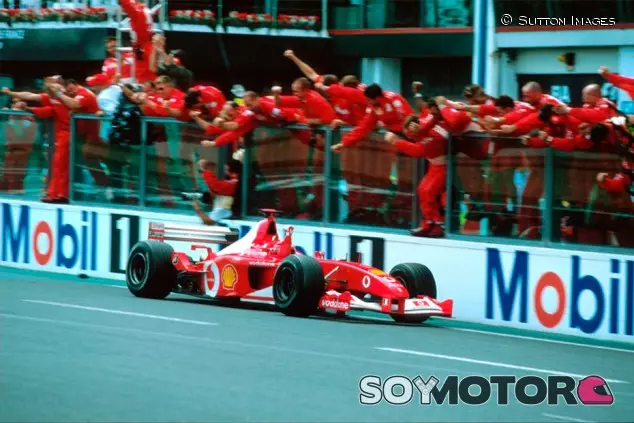 Ferrari F2002 ya Schumacher, yagurishijwe miliyoni zirenga eshanu