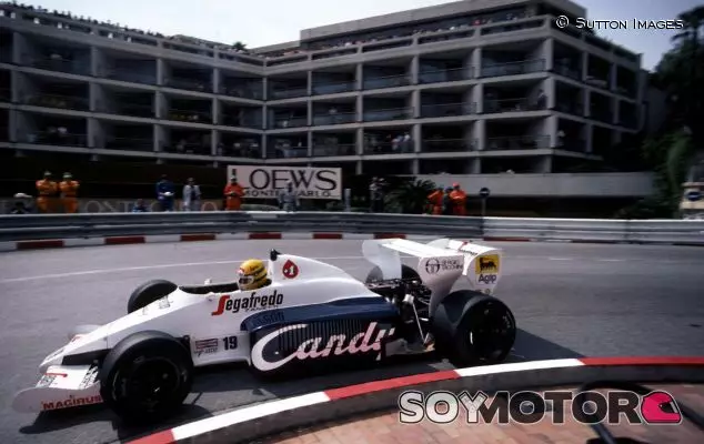 Ayrton Senna oo jooga GP-ga Monaco bishii Juun 3, 1984 – SoyMotor.com