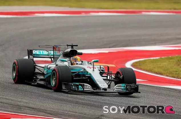 Lewis Hamilton in Austin