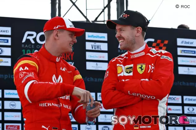 Vettel wol Mick Schumacher helpe lykas Michael mei him die