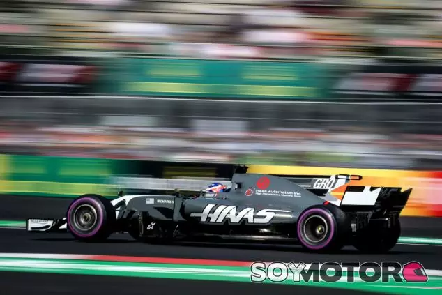 Grosjean i le taimi o le GP Mekisiko