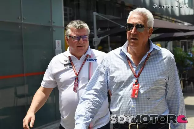 Otmar Szafnauer a Lawrence Stroll - SoyMotor