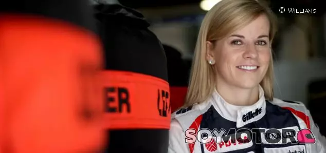 Susie Wolff v deň jej prezentácie vo Williamse ako vývojová jazdkyňa