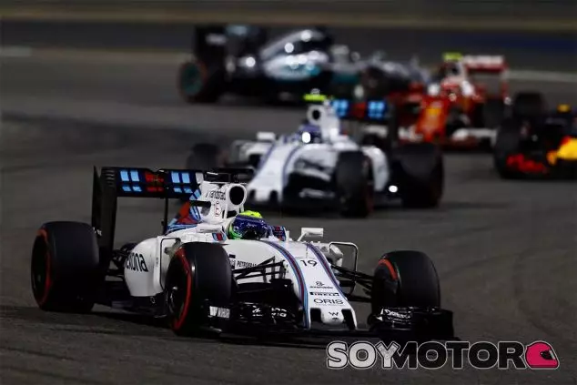 UFelipe Massa kunye noValtteri Bottas eBahrain-LaF1