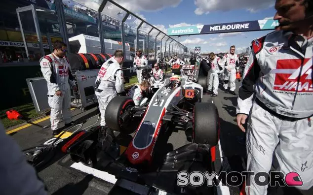 Esteban Gutiérrez lähtöruudukossa Australiassa - LaF1