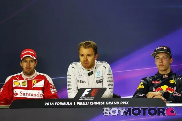 Sebastian Vettel, Nico Rosberg e Daniil Kvyat - LaF1