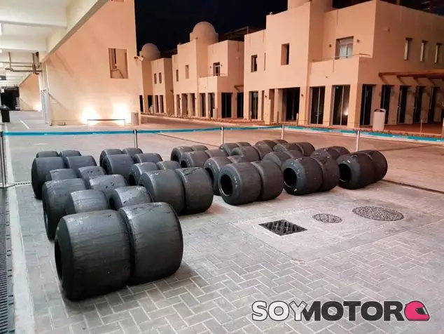 Pneus Pirelli lors d'une des séances d'essai à Abu Dhabi - SoyMotor