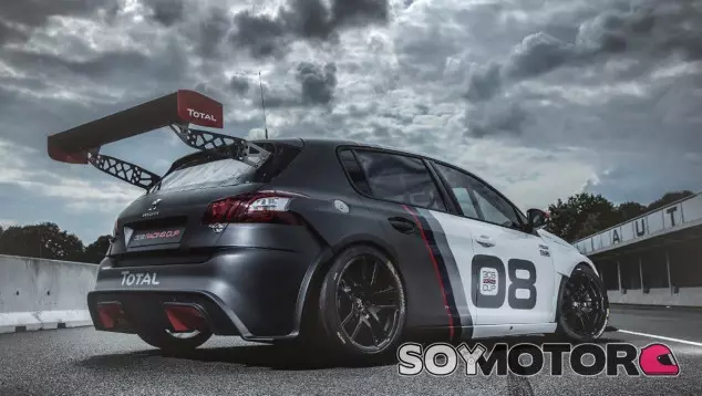 De spoiler fan 'e 308 Racing Cup (WTCC-styl) is spektakulêr - SoyMotor