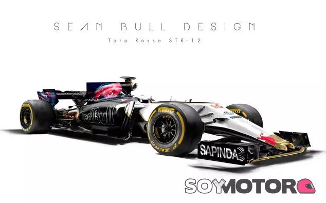 Toro Rosso STR12 - SoyMotor ၏ စိတ်ကူးဒီဇိုင်း