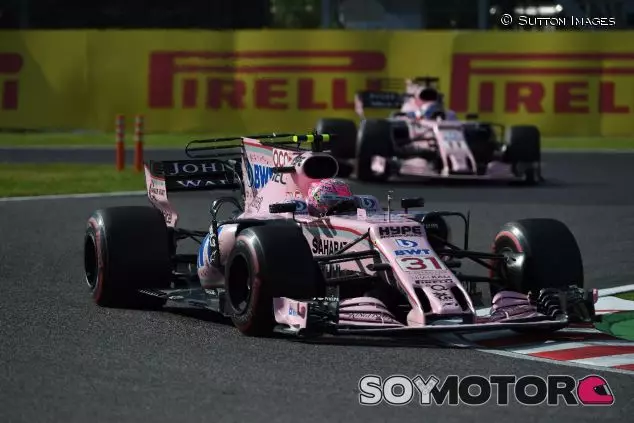 Esteban Ocon patsogolo pa Sergio Pérez ku Suzuka - SoyMotor.com