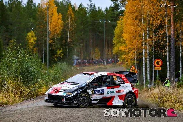 Karatun safe na Elfyn Evans da shugaban Rally Finland