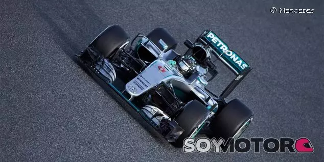 Nico Rosberg Barcelonan testissä - LaF1