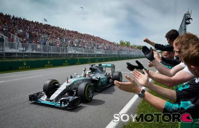 Nandresy tamin'ny Grand Prix Kanadiana 2015 - LaF1 i Hamilton