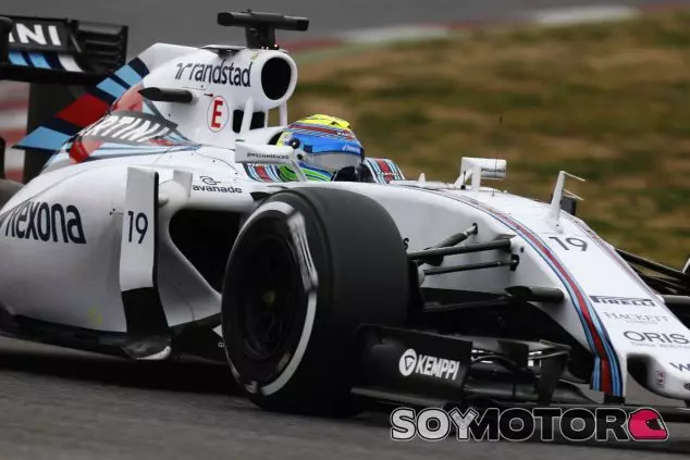 Felipe Massa tamin'ny andrana Montmeló - LaF1