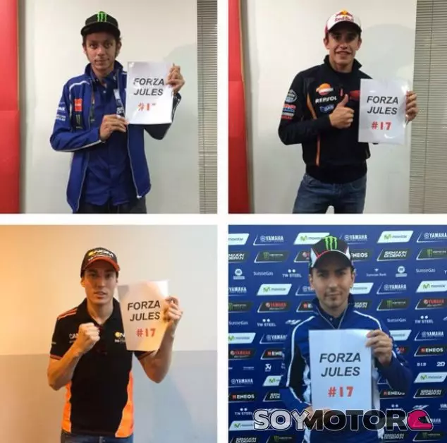 Márquez, Rossi, Lorenzo... MotoGP ere Bianchi ikusten ari da