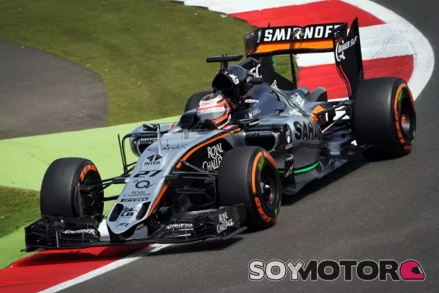 Cafodd fersiwn 'B' o'r VJM08 ei dangos am y tro cyntaf yn y British GP yn Silverstone - LaF1