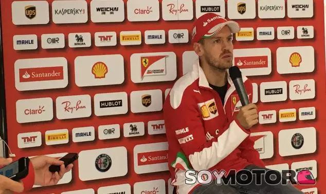 Sebastian Vettel na konferencji prasowej - LaF1