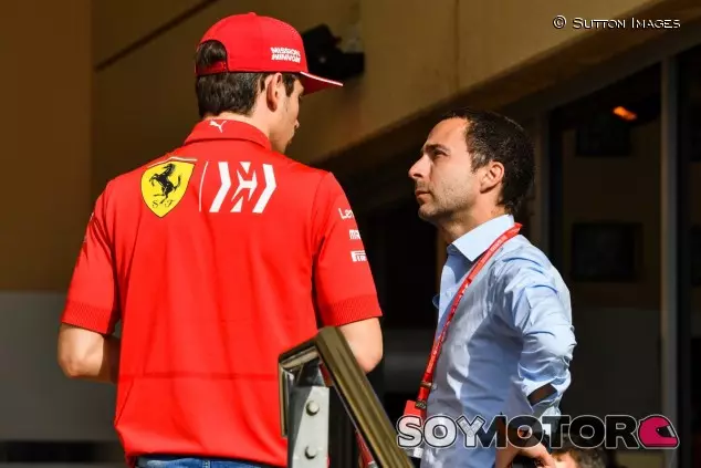 Charles Leclerc in Nicolas Todt na sliki datoteke