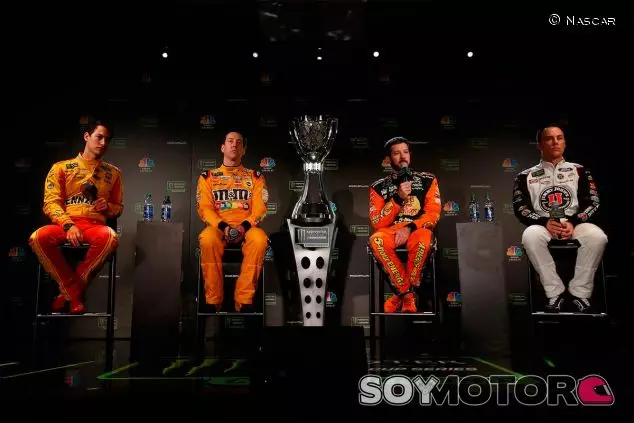 Logano, Busch, Truex และ Harvick ผู้เข้าชิงตำแหน่ง - SoyMotor