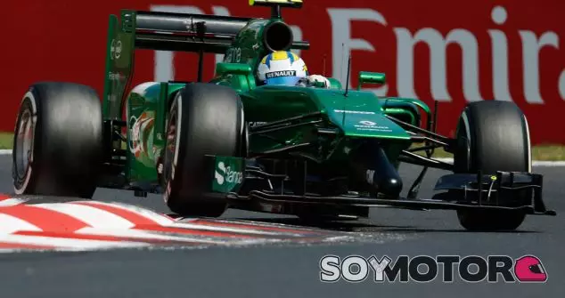 Caterham premieros novan antaŭan flugilon en Belgio - LaF1.es