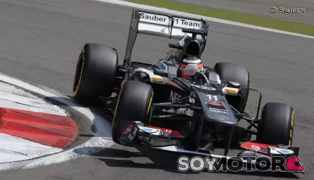 Nico Hulkenberg dina Sauber C32