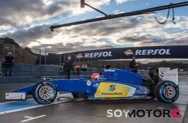 Sauber C34 ກັບເຄື່ອງຈັກ Ferrari ໃນ Jerez - LaF1.es